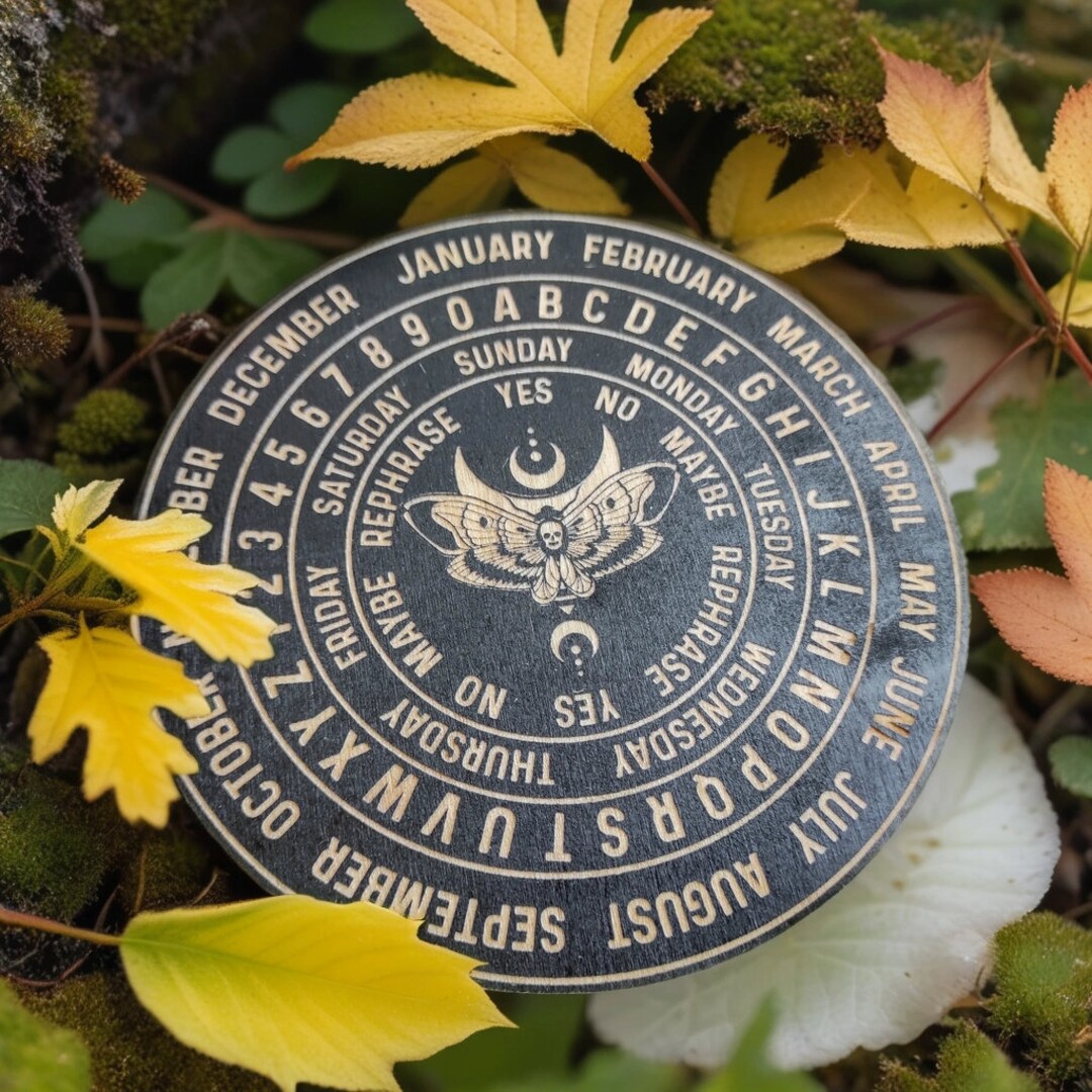 Magic Dead Head Moth Pendulum Board, Alphabet, Numbers, Alphanumeric ...