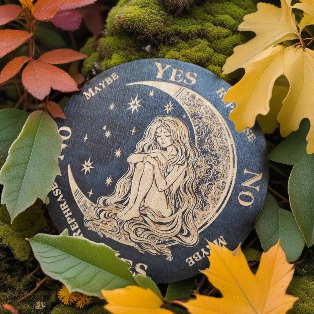 Pendulum Board With Crescent Moon and Girl, Alphabet, Numbers ...