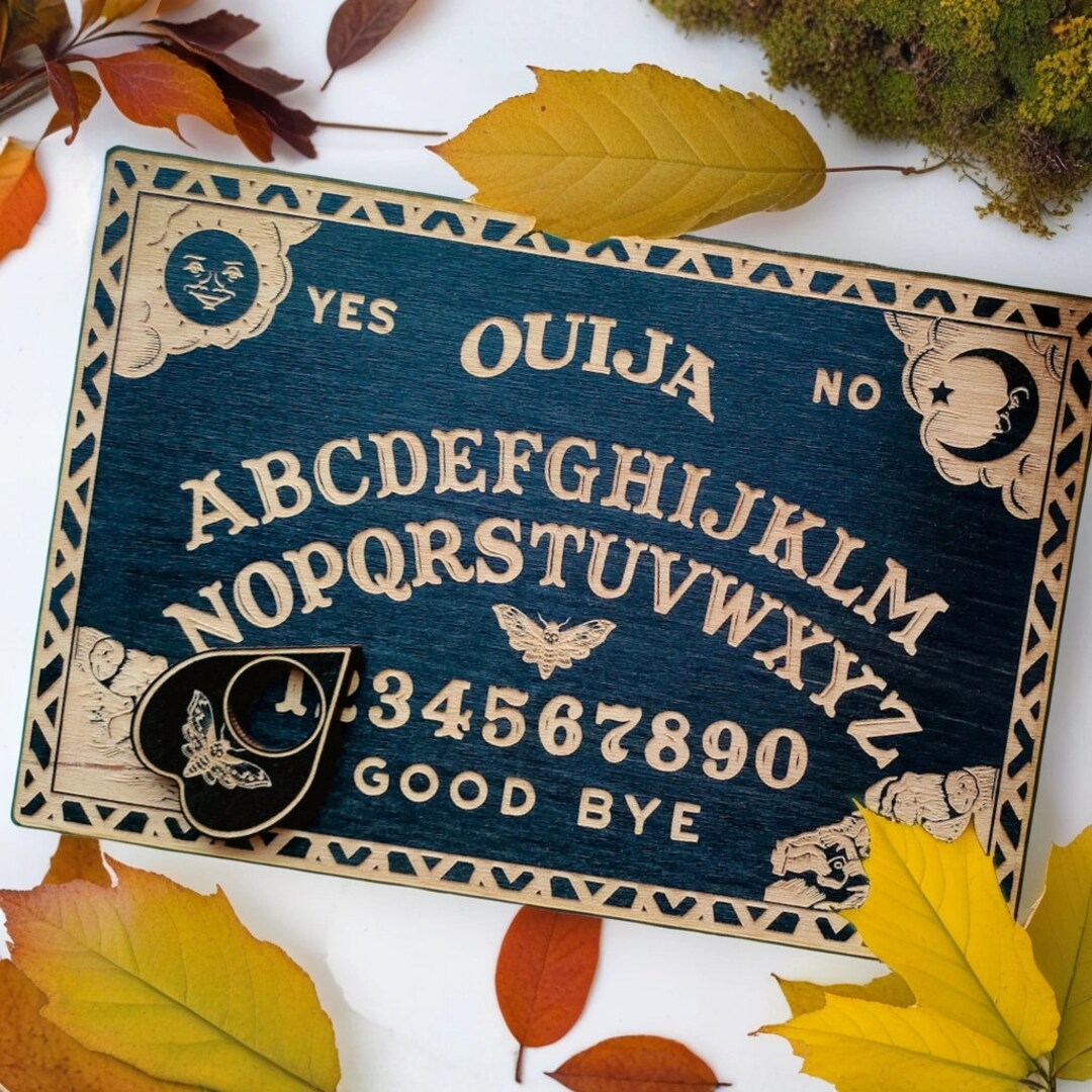 Ouija Board From Wood, Classic Spirit Board Ouija, Occult Practice ...