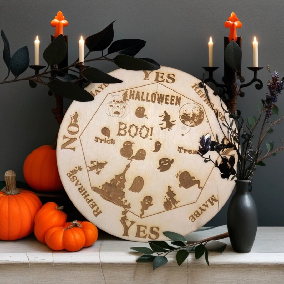 Magic Halloween Pendulum Board, Alphabet, Numbers, Alphanumeric ...