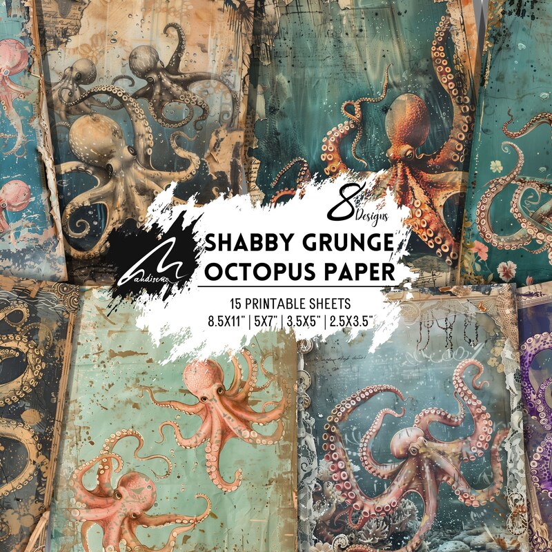 Grunge Collage Kit - Etsy