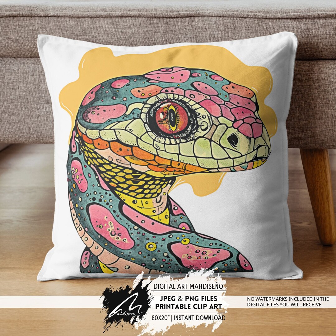 Whimsical Snake, Clip Art, Mug Sublimation, PNG Sublimation, Printable ...