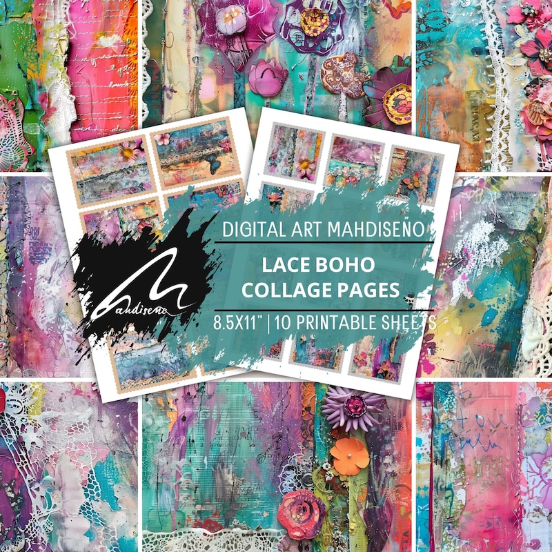 Bohemian Decoupage Paper - Etsy