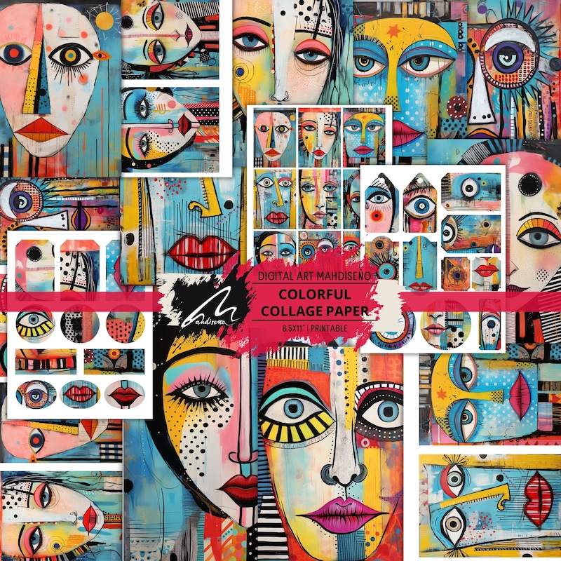 Abstract Face - Etsy