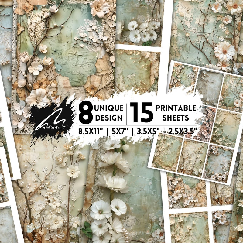 Lace Scrapbook Paper - Etsy