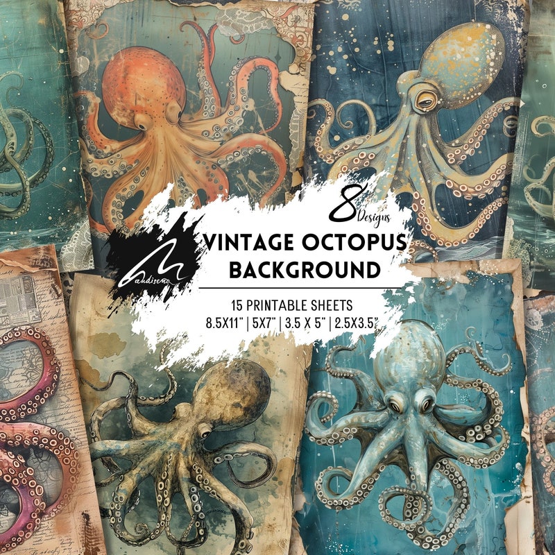 Vintage Octopus - Etsy