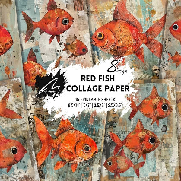 Red Fish - Etsy