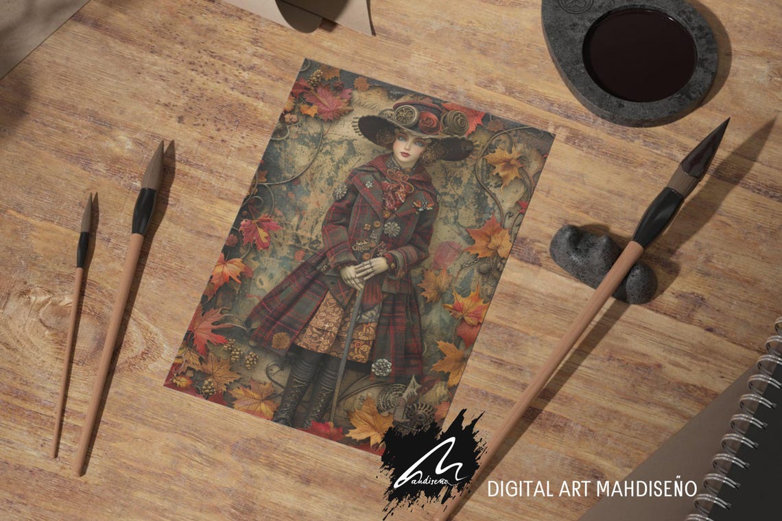 Whimsical Fall Portrait Ephemera: Autumn Junk Journal Printables for ...