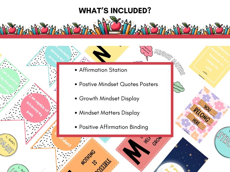 Growth Mindset Bundle - Etsy