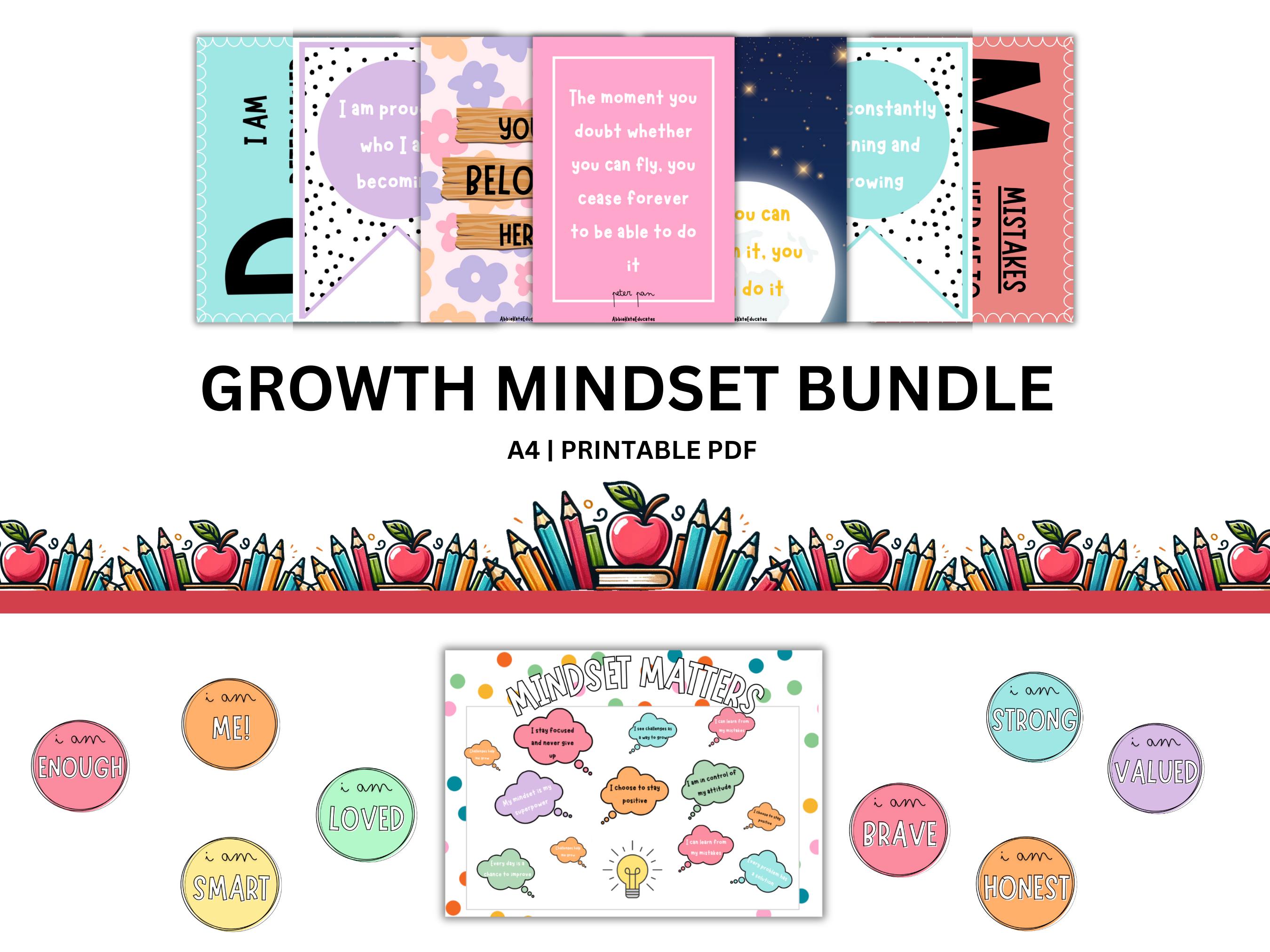 Growth Mindset Bundle - Etsy