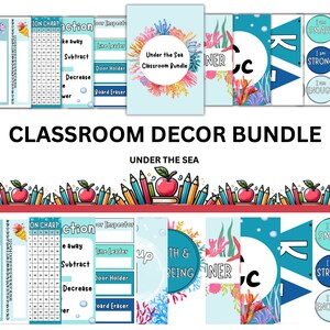 Under the Sea - Classroom Decor Bundle - Etsy