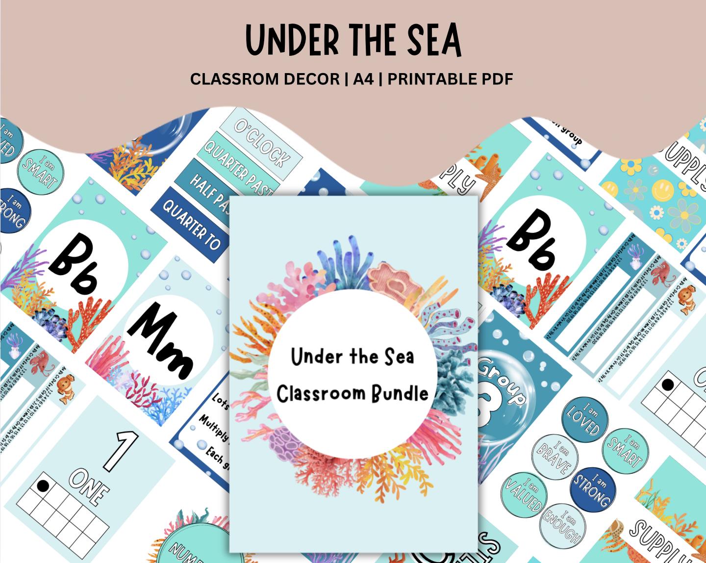 Under the Sea - Classroom Decor Bundle - Etsy
