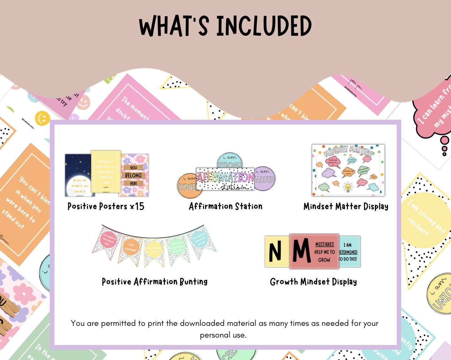 Growth Mindset Bundle - Etsy