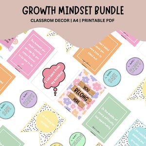 Growth Mindset Bundle - Etsy