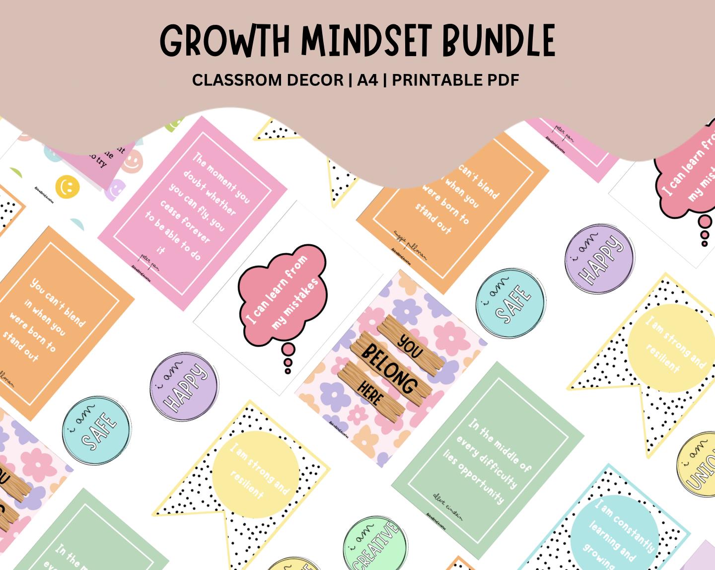 Growth Mindset Bundle - Etsy