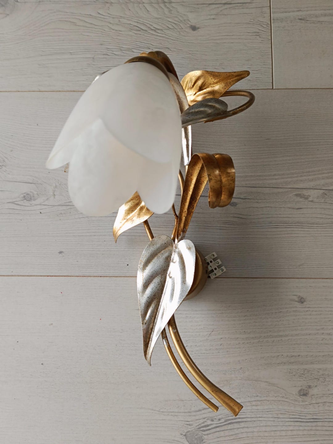 Italian-made Floral Wall Light by Jolly - Etsy
