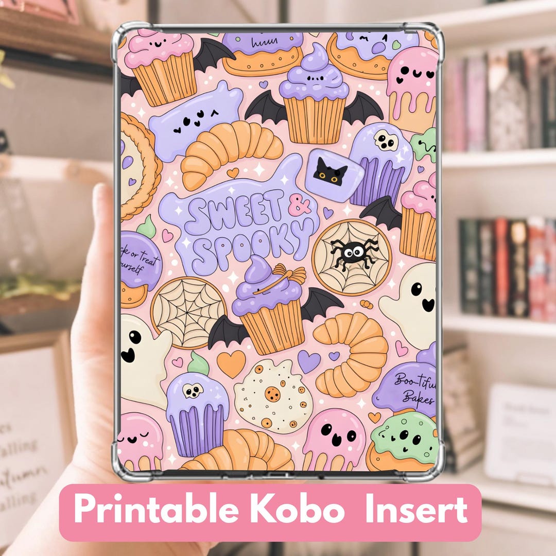 Kobo Halloween Bakery Kindle Insert: Whimsgoth Bookish Decor (PDF ...