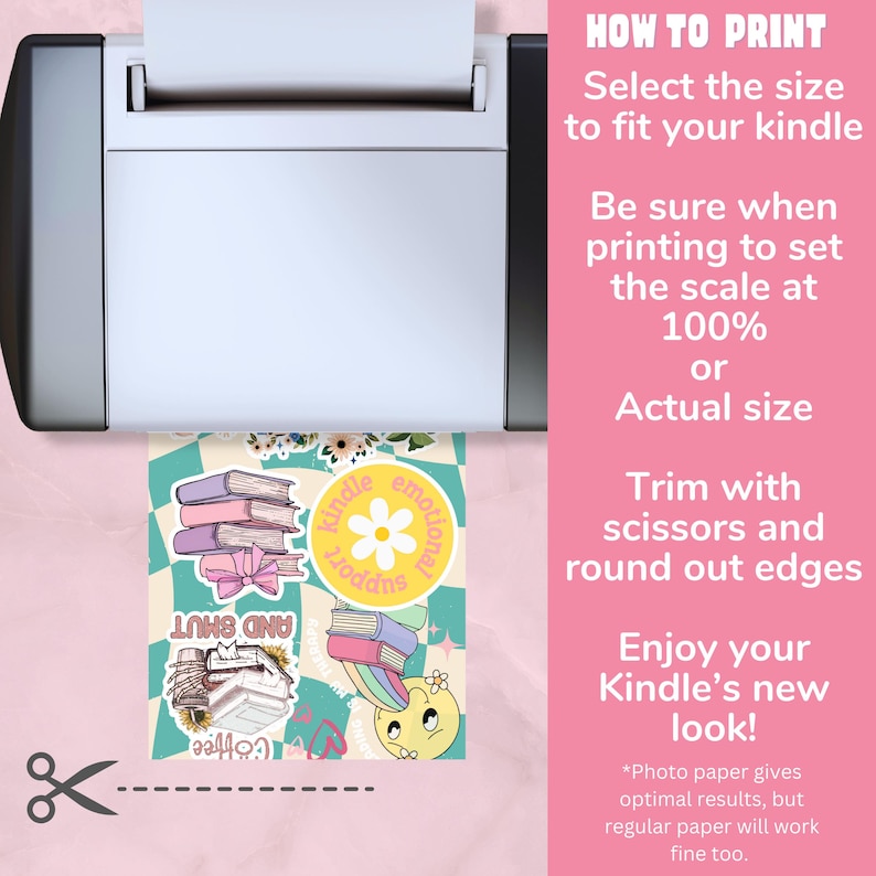 Kindle Insert Template Canva Printable Kindle Insert Kindle Paperwhite ...