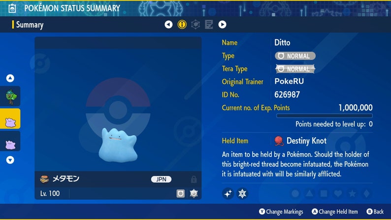 6IV Shiny Ditto Masuda Japanese Breeding X4 Pack Pokémon Scarlet and ...