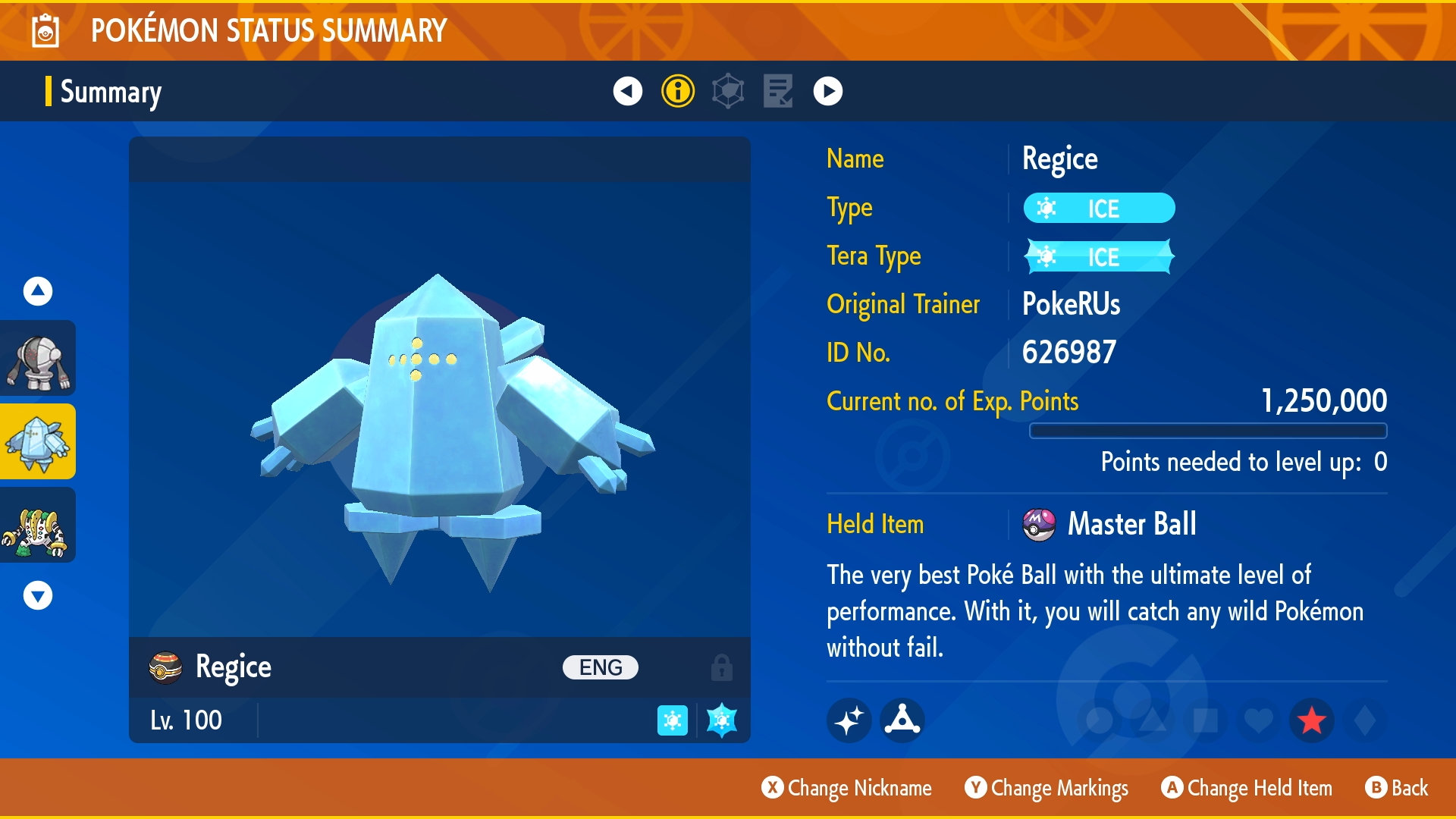 SHINY 6iv, Ev Trained Regi MEGA PACK (regirock, Regice, Registeel ...