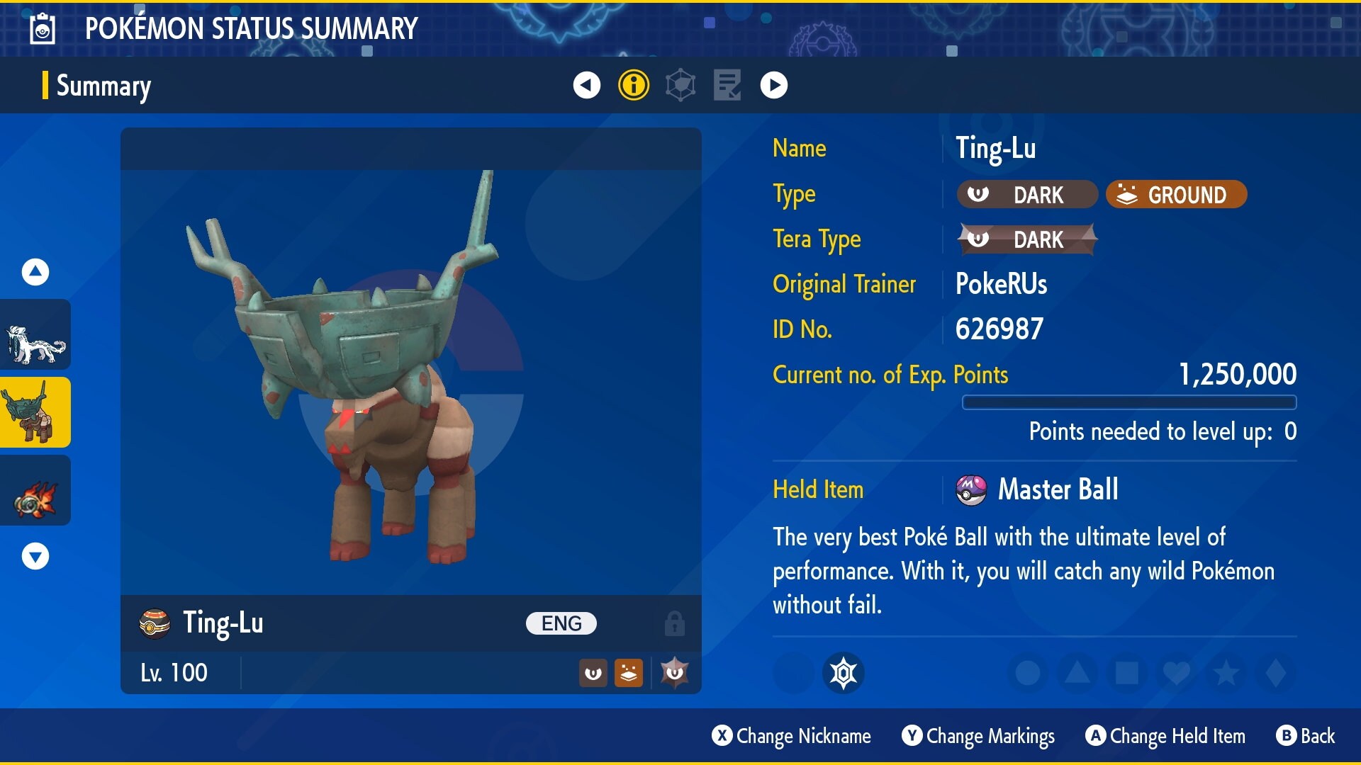 6IV & EV Trained 4-pack Legendary "pokémon of Ruin" (chien-pao, Wo ...