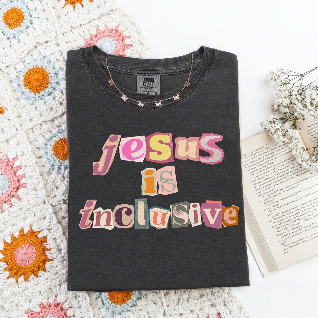 Jesus is Inclusive PNG | Cutout Letter Design | Political PNG | Faith ...