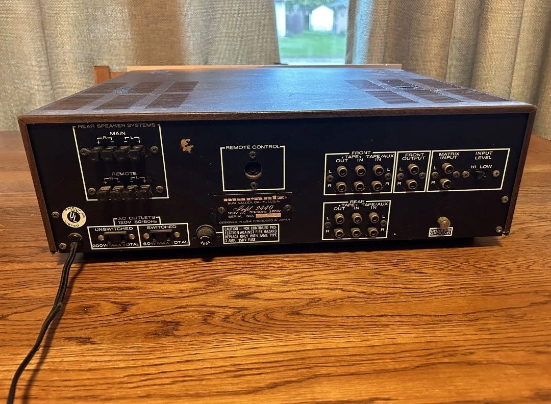Vintage Marantz 2440 Integrated Stereo Quadradial 4 - Etsy Canada