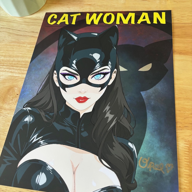 Catwoman Comic Poster - Etsy