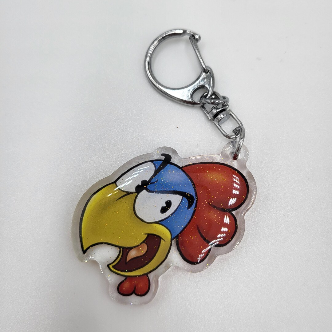 Adventures of Sonic SCRATCH Custom Acrylic Glitter Keychain 2" AOSTH - Etsy