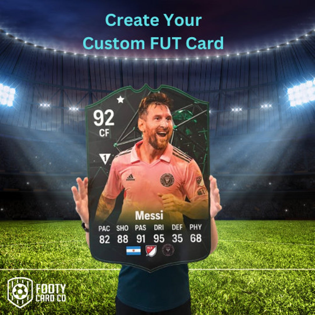 Custom FIFA EAFC FUT Player Cards Create Your Legend - Etsy UK