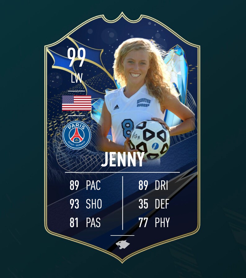 Custom FIFA EAFC FUT Player Cards Create Your Legend - Etsy UK