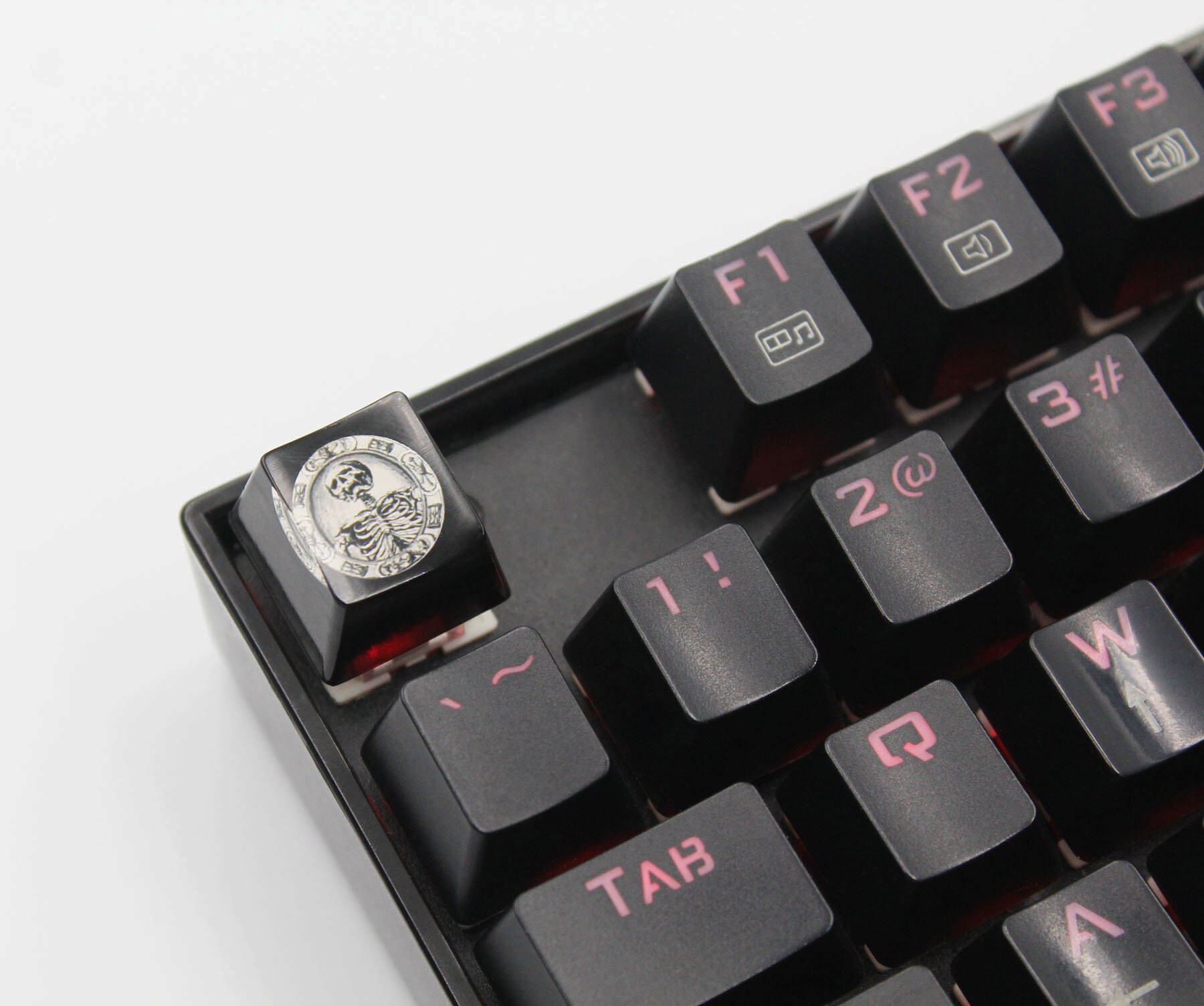 Handmade Memento Mori Skull Keycap, Skeleton Keycap, Artisan Gift, OEM ...