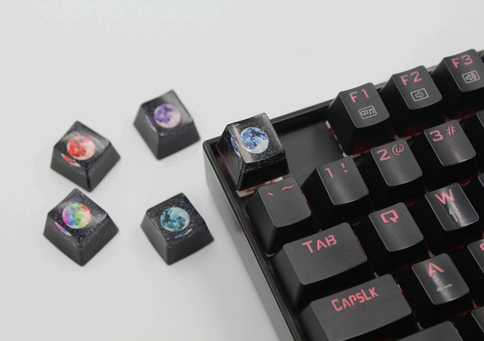 Handmade Resin Moon Keycap, OEM Profile Keycap, Artisan Keycap ...