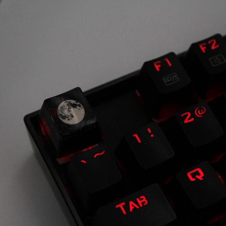 Handmade Resin Moon Keycap, OEM Profile Keycap, Artisan Keycap ...