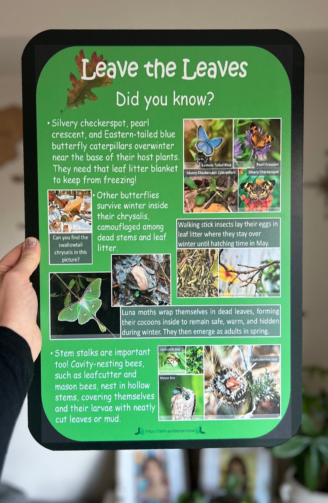 Leave the Leaves Sign 18 X 12 - Etsy