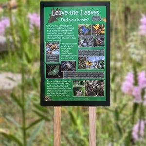 Leave the Leaves Sign 18" X 12" - Etsy