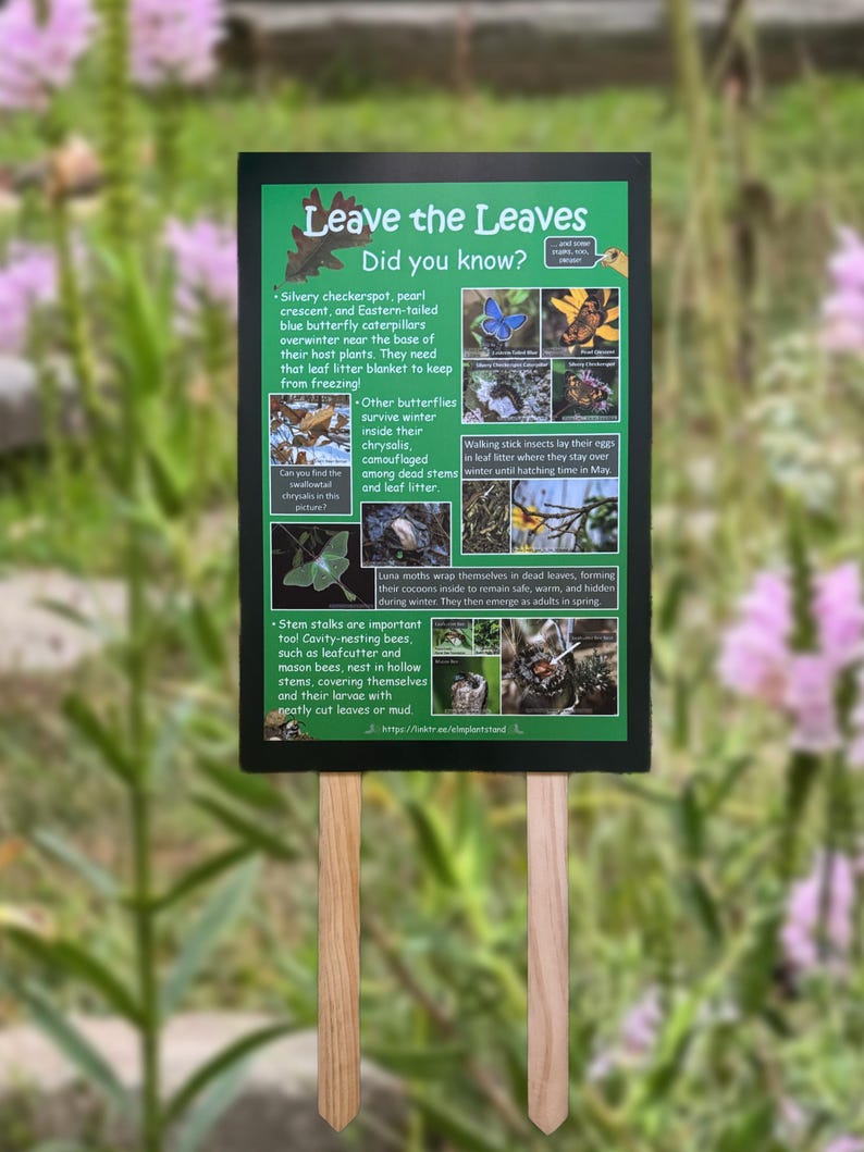 Leave the Leaves Sign 18" X 12" - Etsy