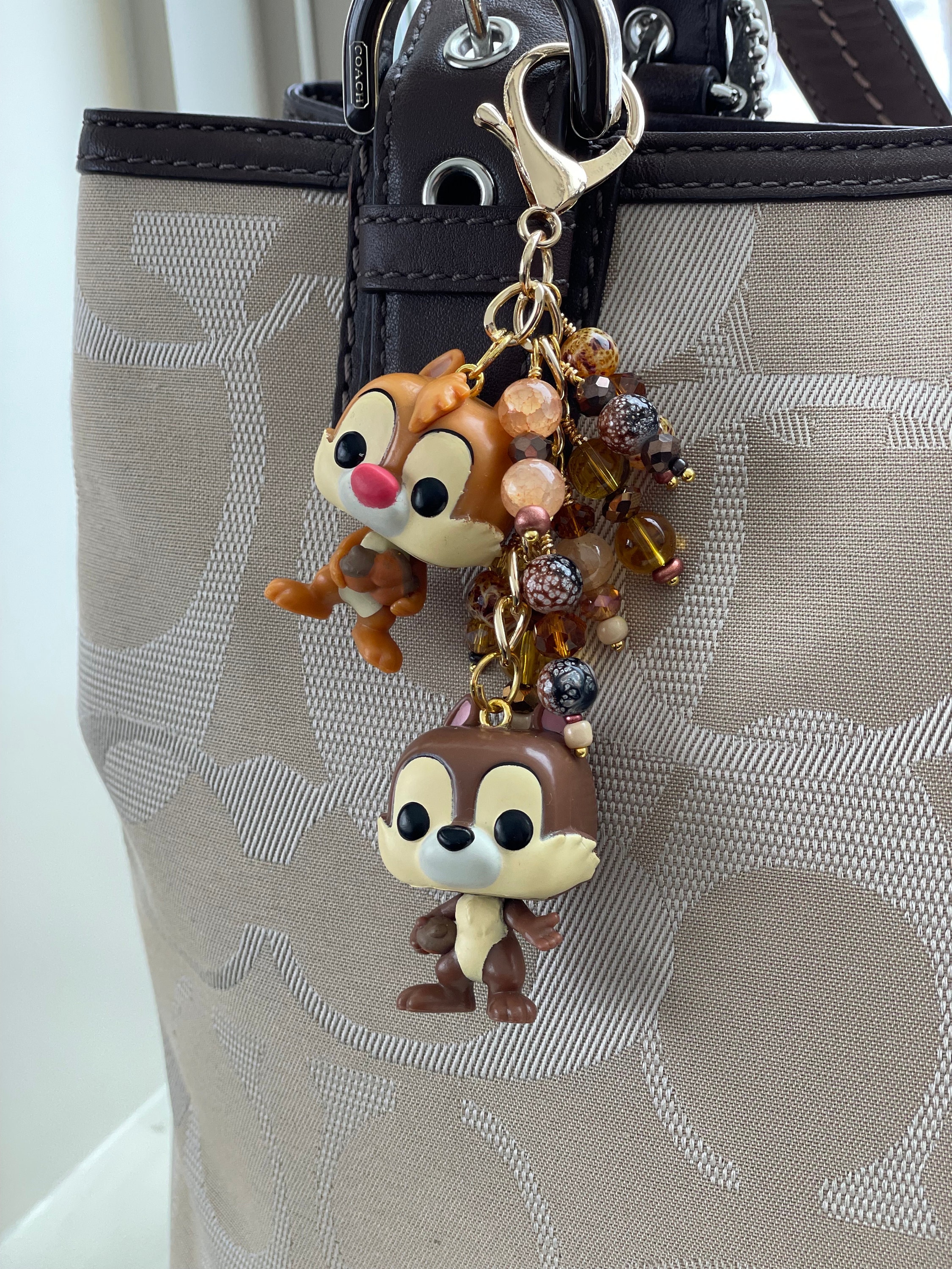 Chip N Dale Purse Bag Charm - Etsy