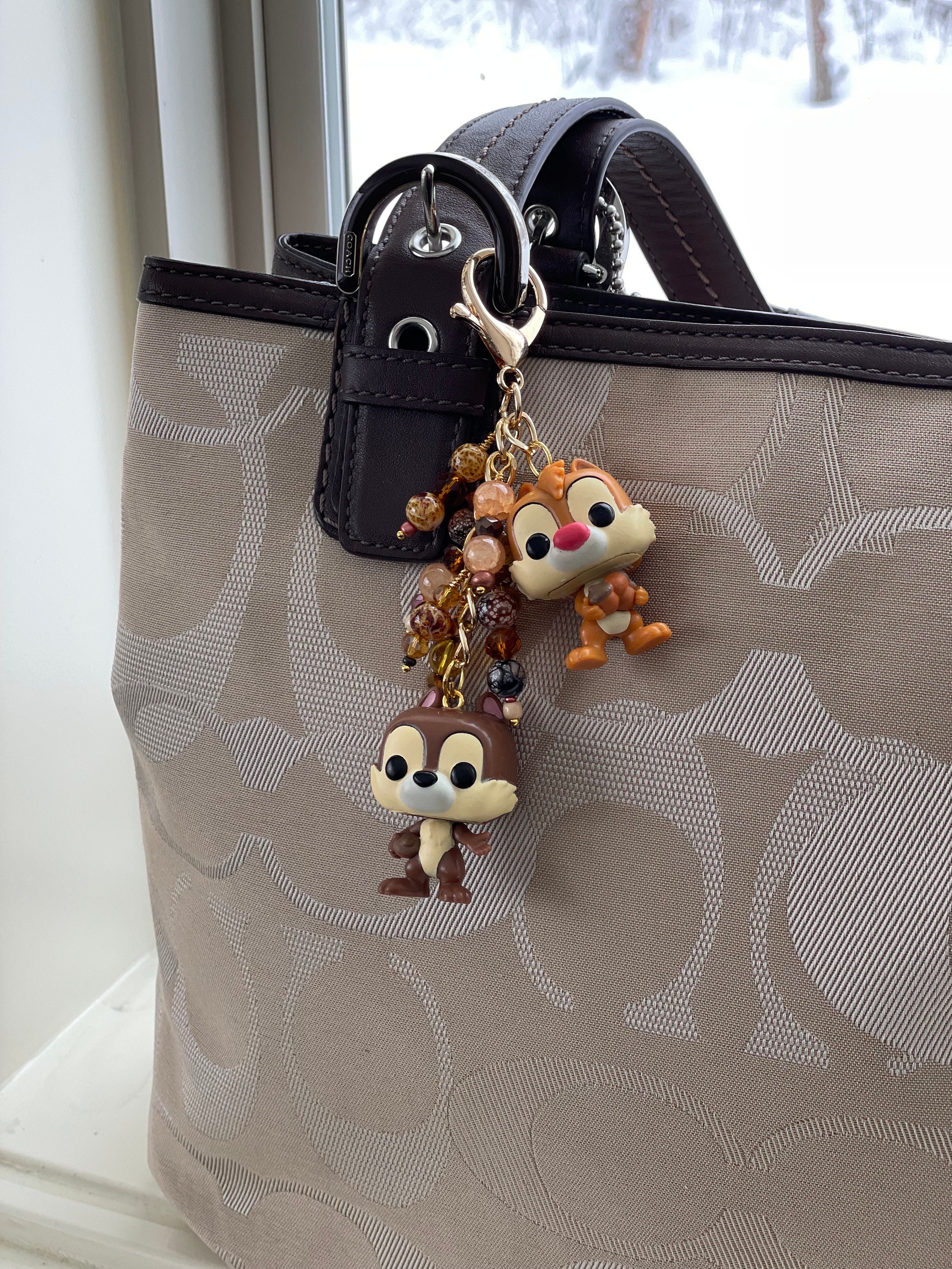 Chip N Dale Purse Bag Charm - Etsy