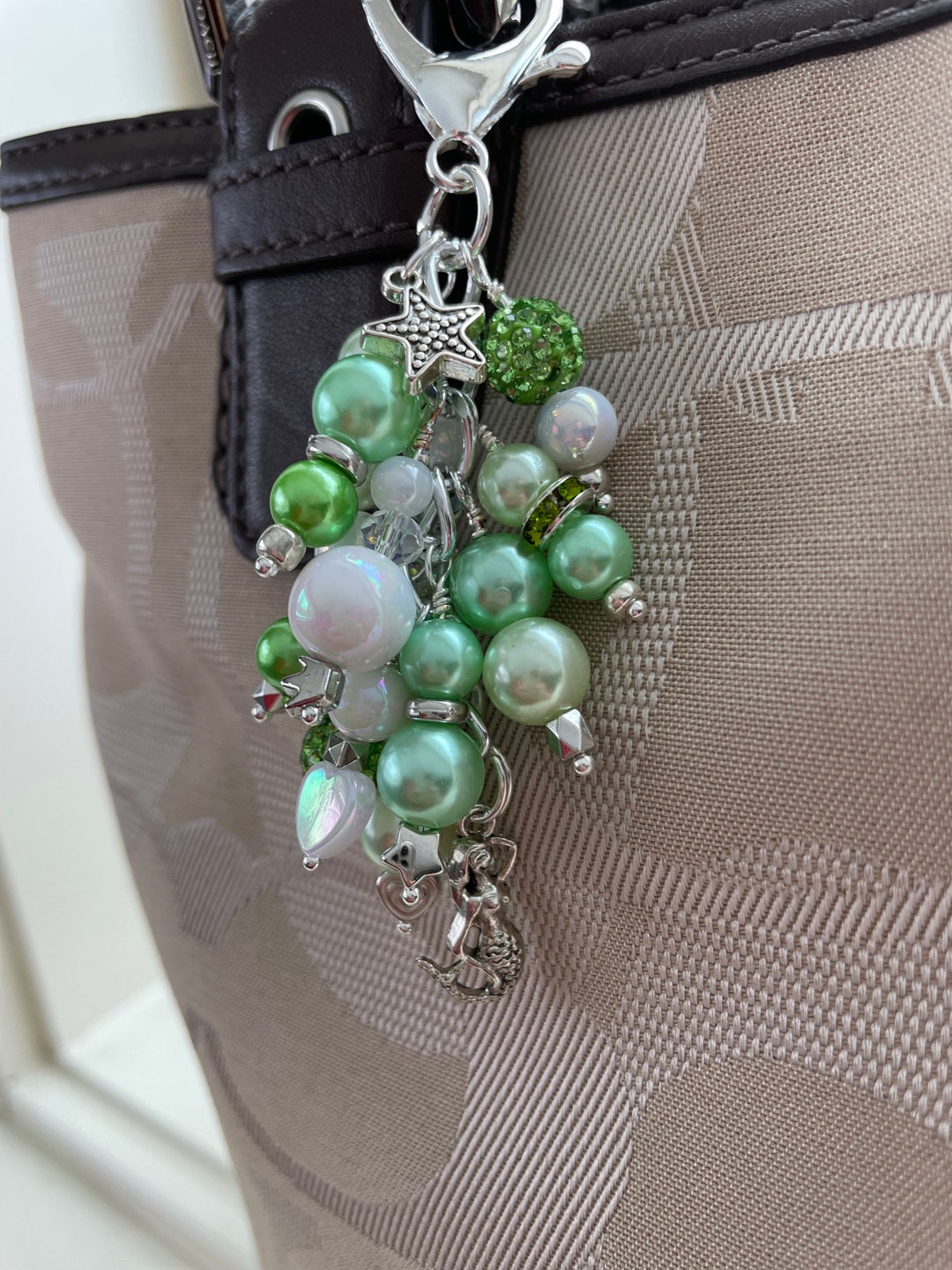 Mermaid Beach Purse Bag Charm - Etsy