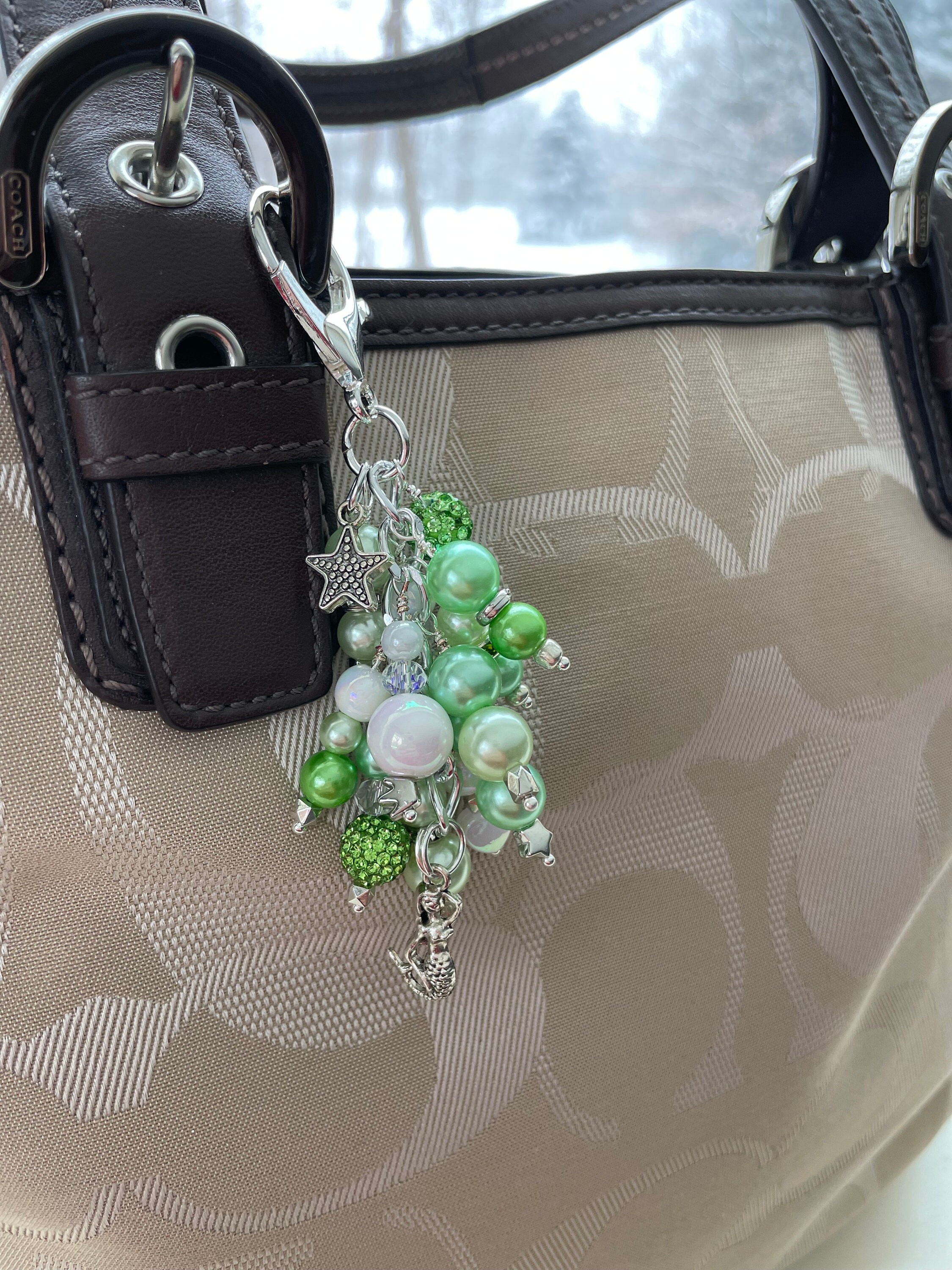 Mermaid Beach Purse Bag Charm - Etsy