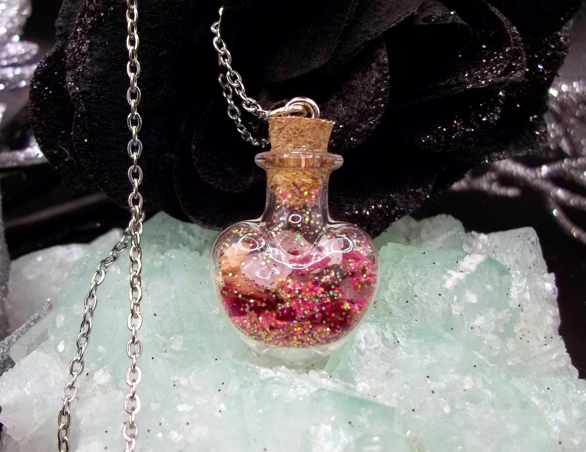 Aphrodite Necklace, Aphrodite Jewelry, Devotee Vial Necklace, Pagan ...