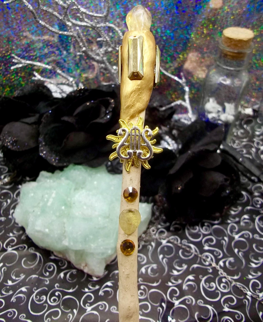 Apollo Wand, Magick Wand, Witchcraft Wand, Ritual Wand - Etsy