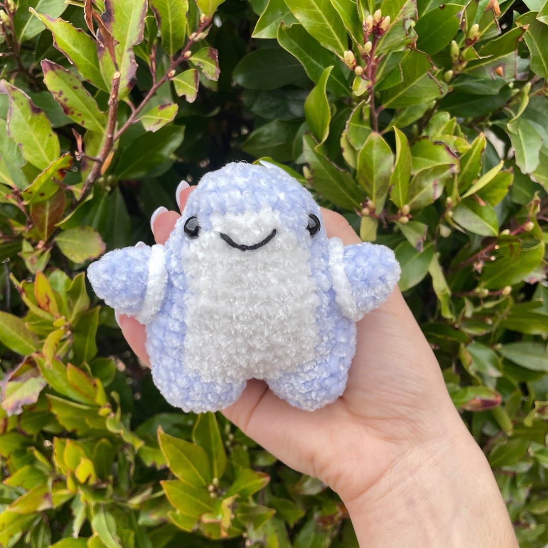 Mini Shark Plushie, Crochet Shark, Handmade Cute Mini Shark, Stuffed ...