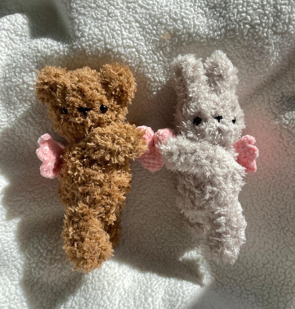 Cupid Cuties, Fuzzy Crochet Plushies, Small Baby Bear Plushie, Baby ...