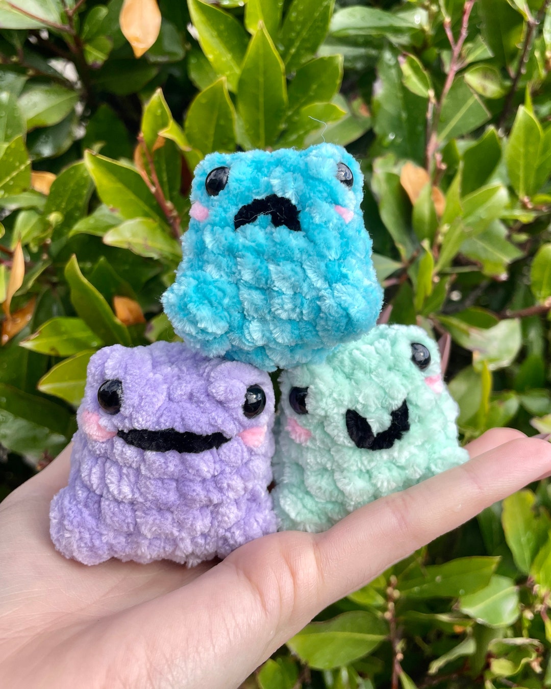 Mini Froggy Plush, Crochet Frog Plushie, Cute Handmade Mini Plush, Mini ...