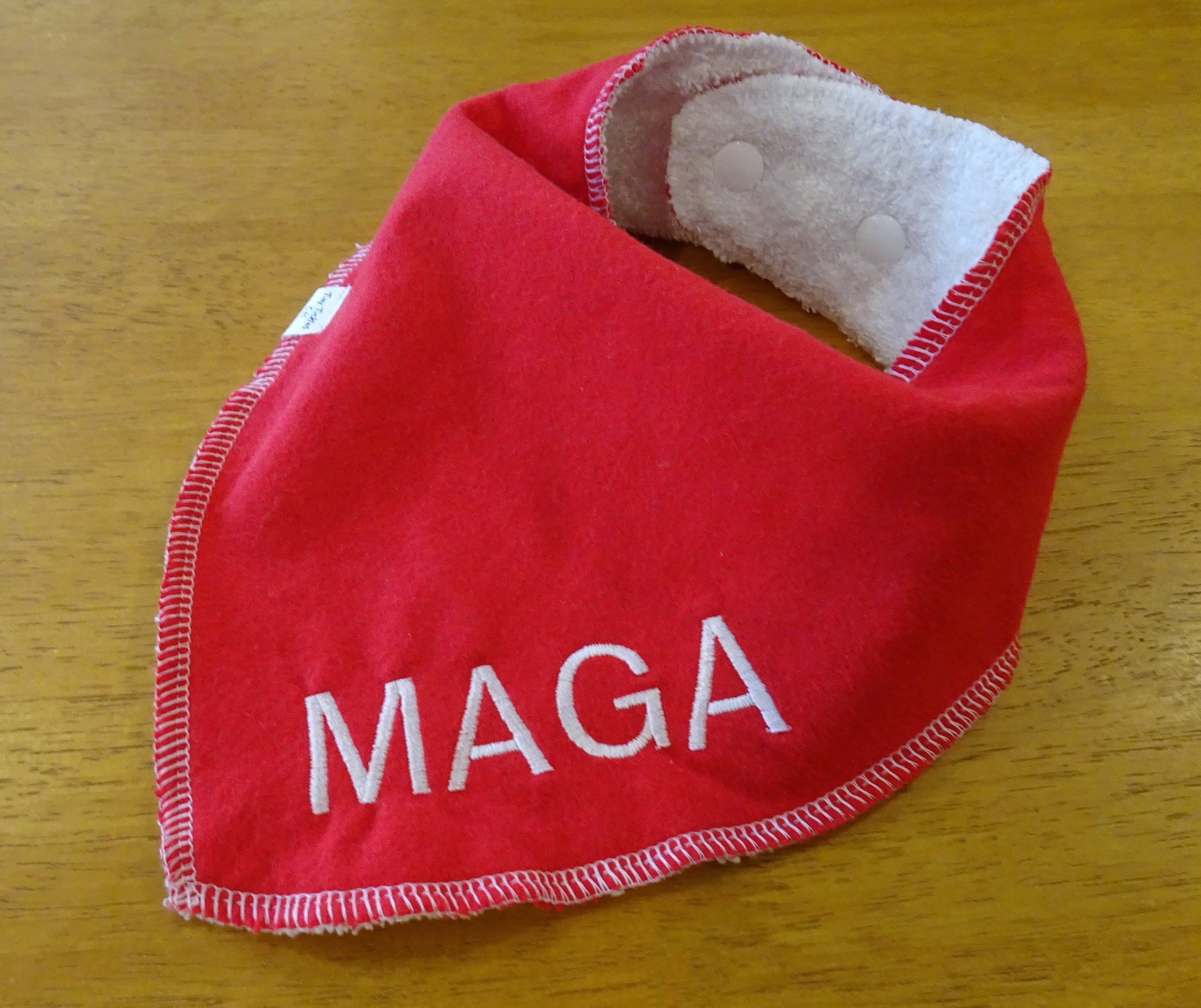 MAGA Baby Bandana Bib, Make America Great Again, TRUMP 2024, Patriotic ...