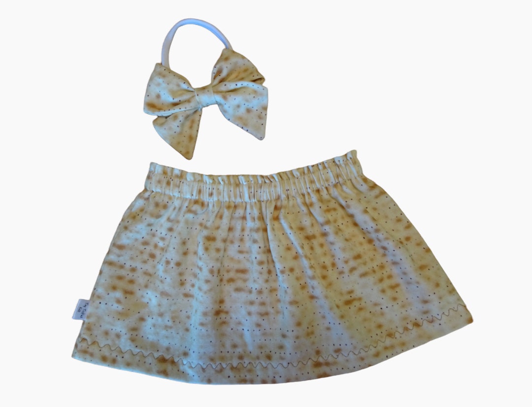 Matzah Baby Skirt and Headband Set/newborn/matzo/passover/baby Girl ...