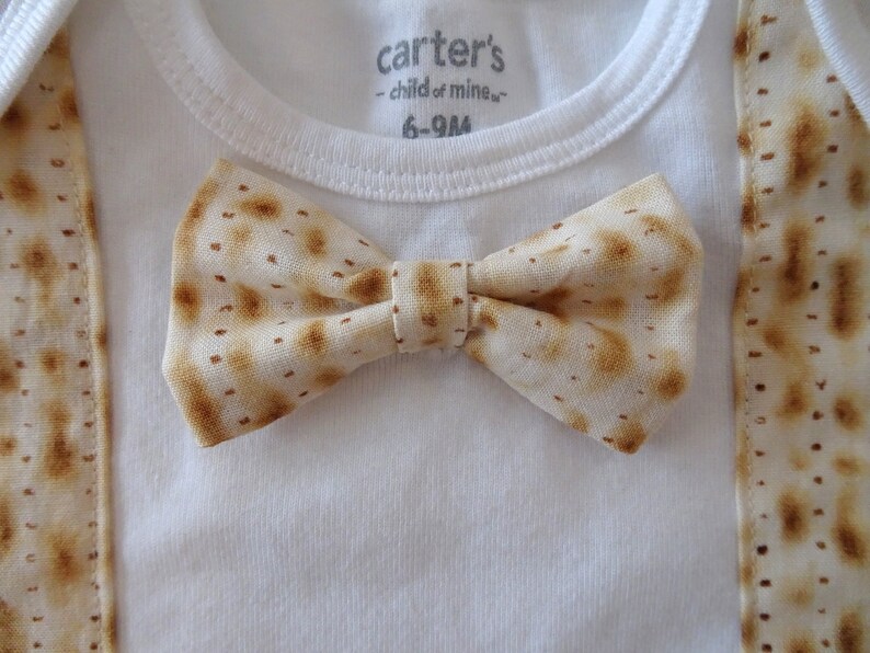 Passover Baby Boy Outfit/matzah/matzo/bow Tie/suspenders/israel/jewish ...