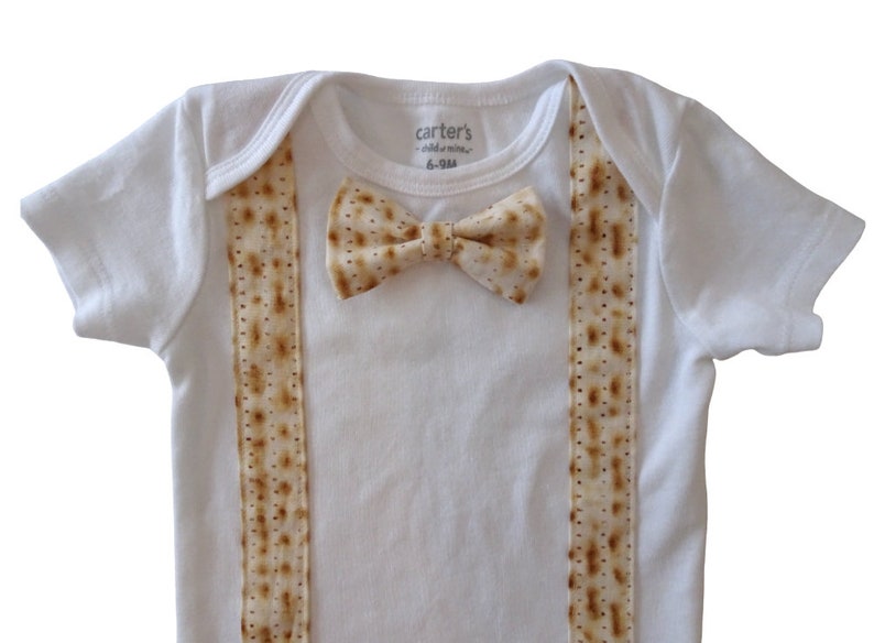 Passover Baby Boy Outfit/matzah/matzo/bow Tie/suspenders/israel/jewish ...